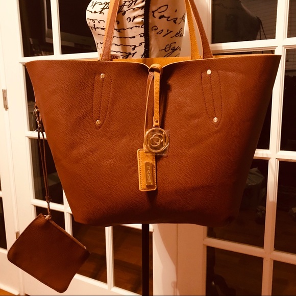 bebe | Bags | Nwt Bebe Tote With Wristlet | Poshmark
